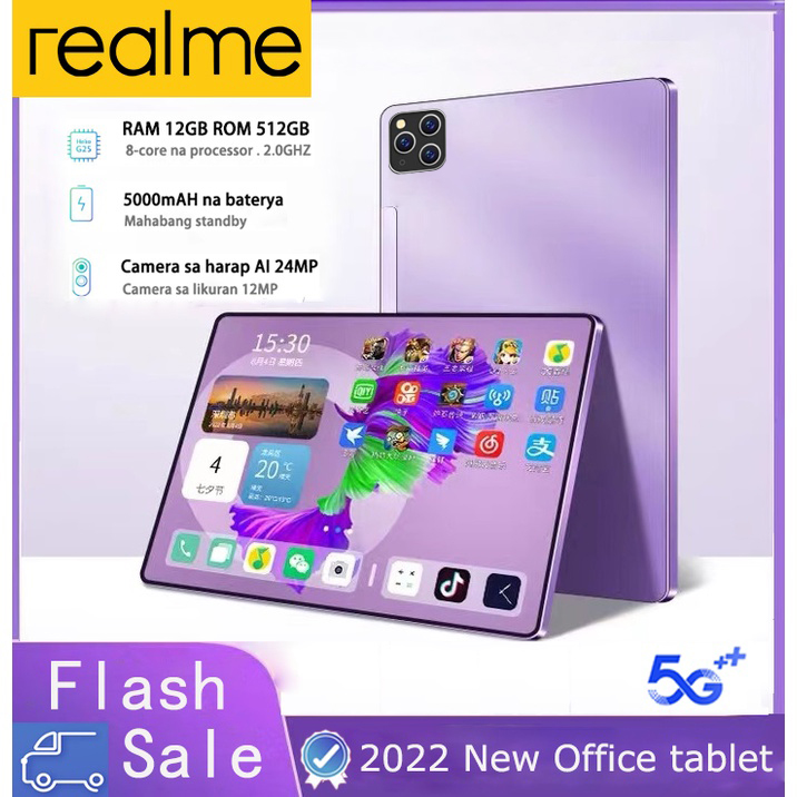 🔥LazMaII Realme tablet A9 2022 smart tablets Android original PC screen ...