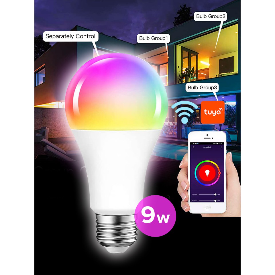 [In Stock] N-Power WiFi Smart Bulb (9W) - RGB Colors, Dimmable and ...