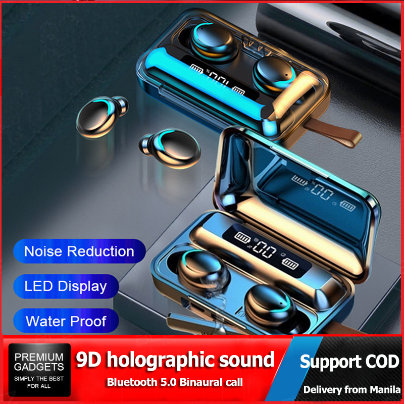TWS Bluetooth Earphones with Microphone Touch Control Wireless ...