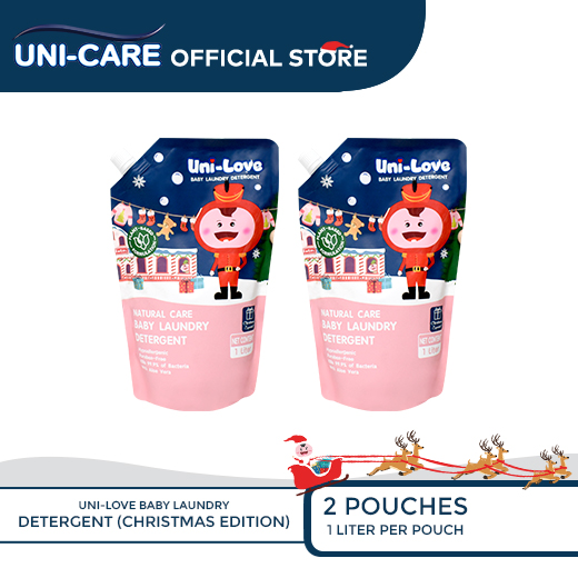 UniLove Christmas Edition Baby Laundry Detergent 1L Pack of 2