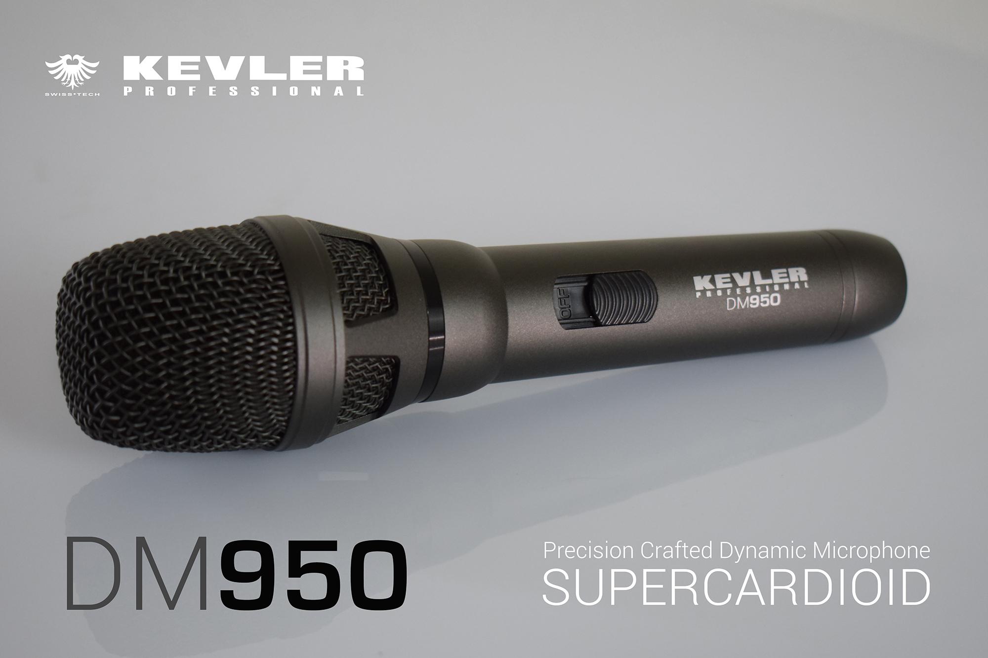 KEVLER DM Series Precision Crafted Super Cardioid Dynamic Microphone w ...