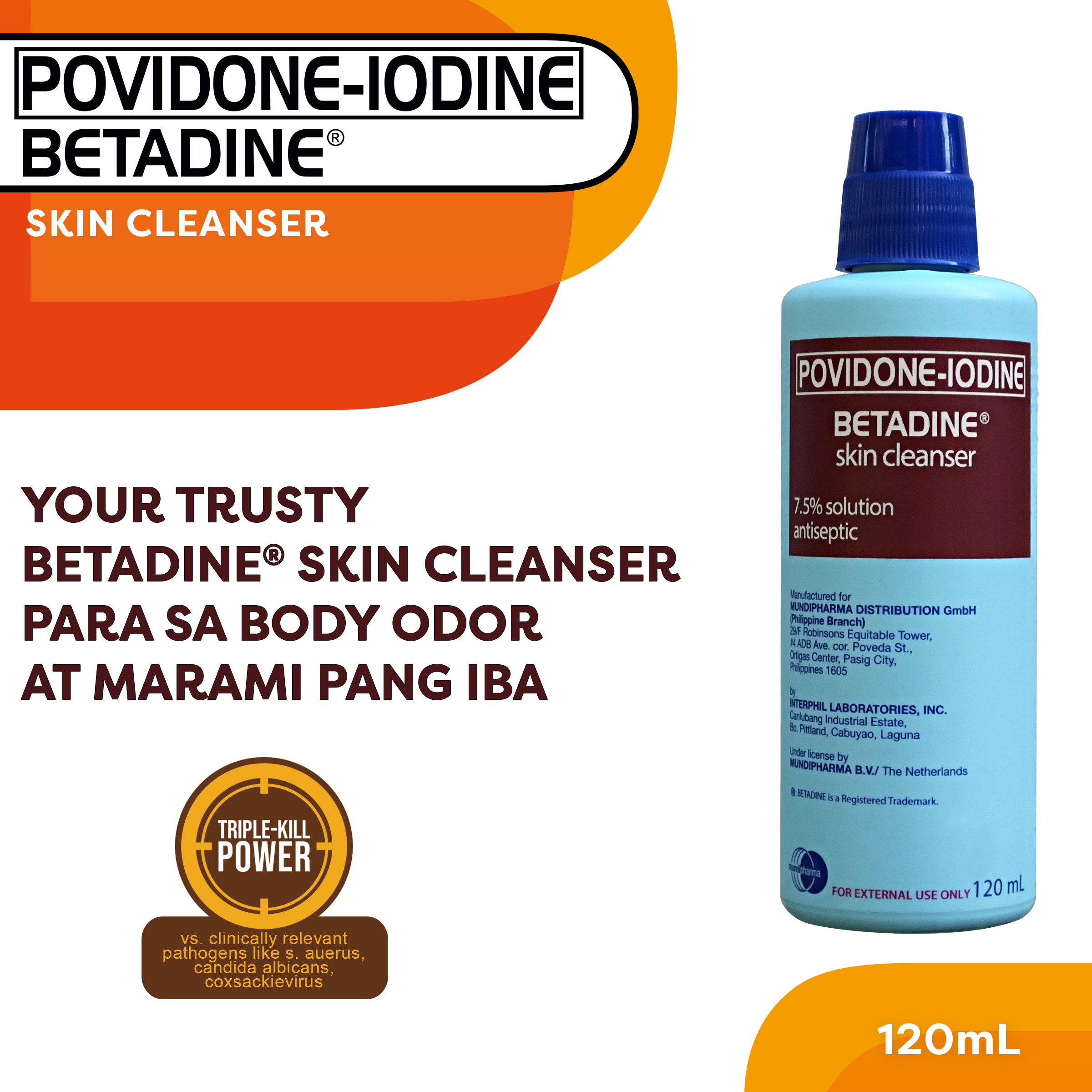 Buy Betadine Antiseptic Body Wash online | Lazada.com.ph