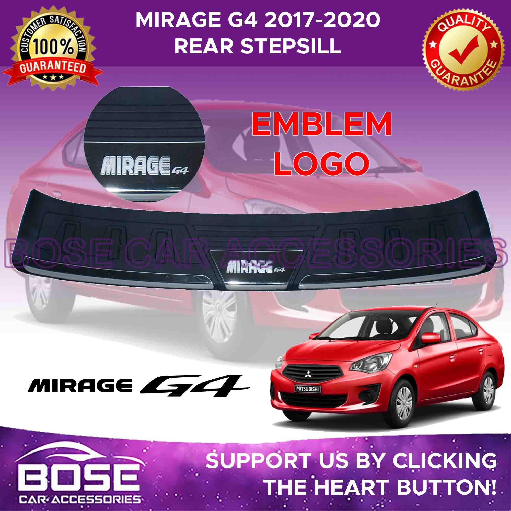 Shop Mirage G4 Rear Bumper Reflector 2017 with great discounts and ...