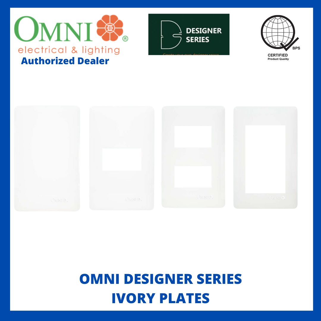 Omni Designer Series IVORY Plates Switches and Outlets – Kaizen Philippines