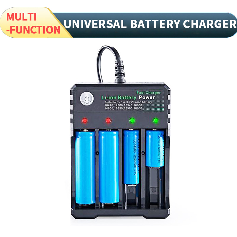 Universal Battery Charger 1solt 2solt 3solt 4-Slot Smart Portable USB ...