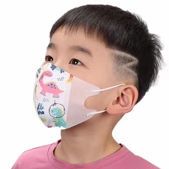 10pcs 3D Kids Facemask 3ply Disposable KN95 Protective Mask
