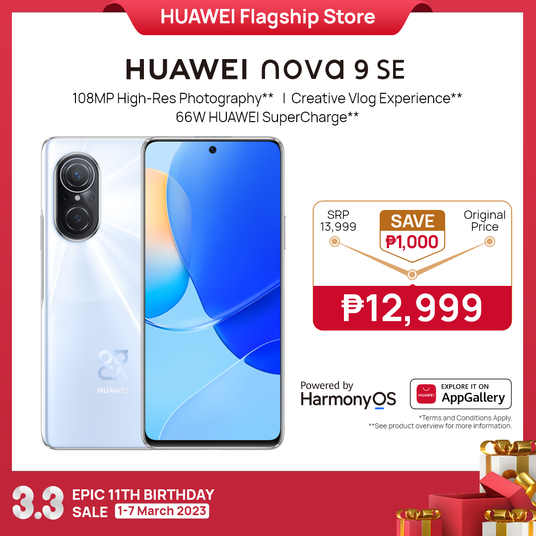 HUAWEI nova 9 SE Smartphone | 8GB+128GB | 6.78 inches TFT LCD (IPS ...