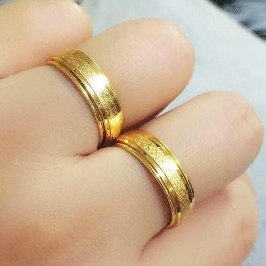 14k BUY 1 TAKE 1 Bangkok gold ring size 5.6.7.8. 9 Female Gold Jewelry K Gold Ring Lazada Lazada PH