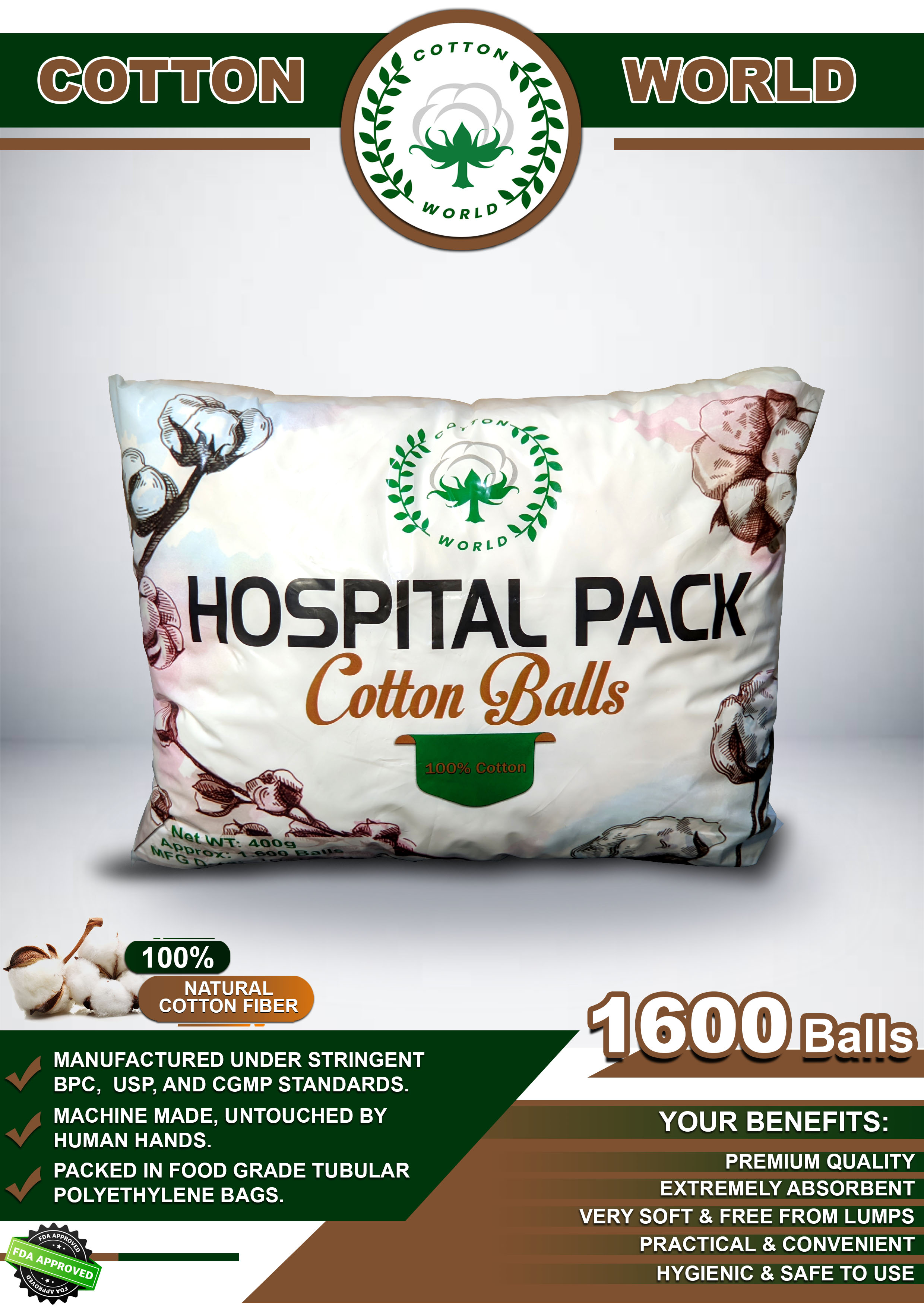Cotton World Cotton Balls 1 600 s Balls Small Balls cotton-world-cotton-balls-1-600-s-balls-small-balls
