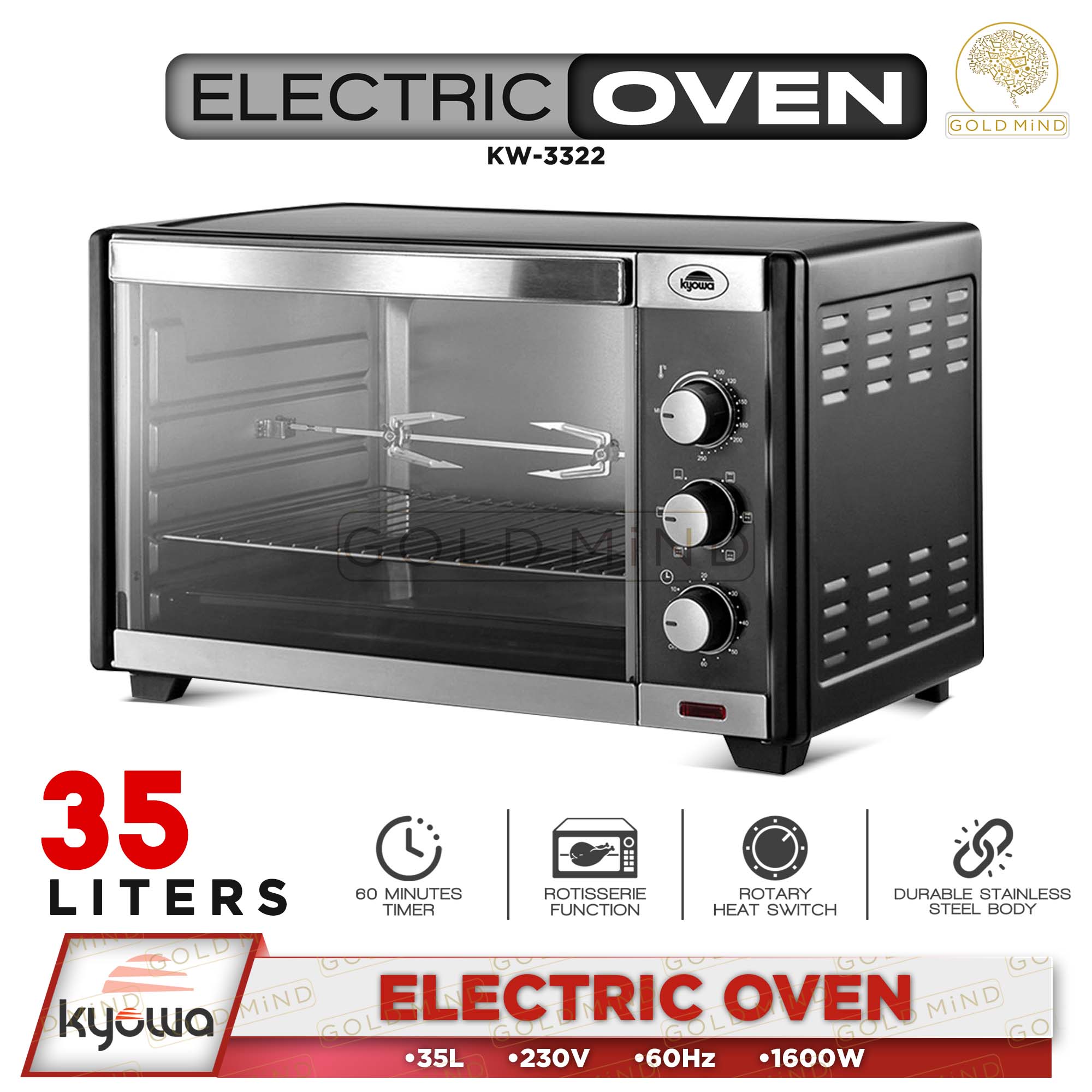 Kyowa electric oven 45 liters store
