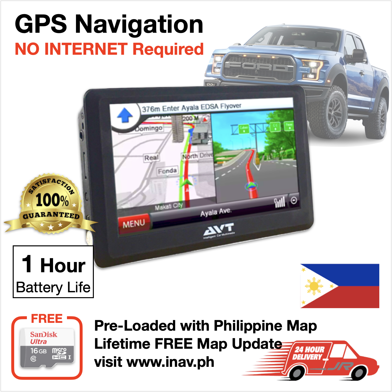 Shop Philippine Map For Navigation online | Lazada.com.ph