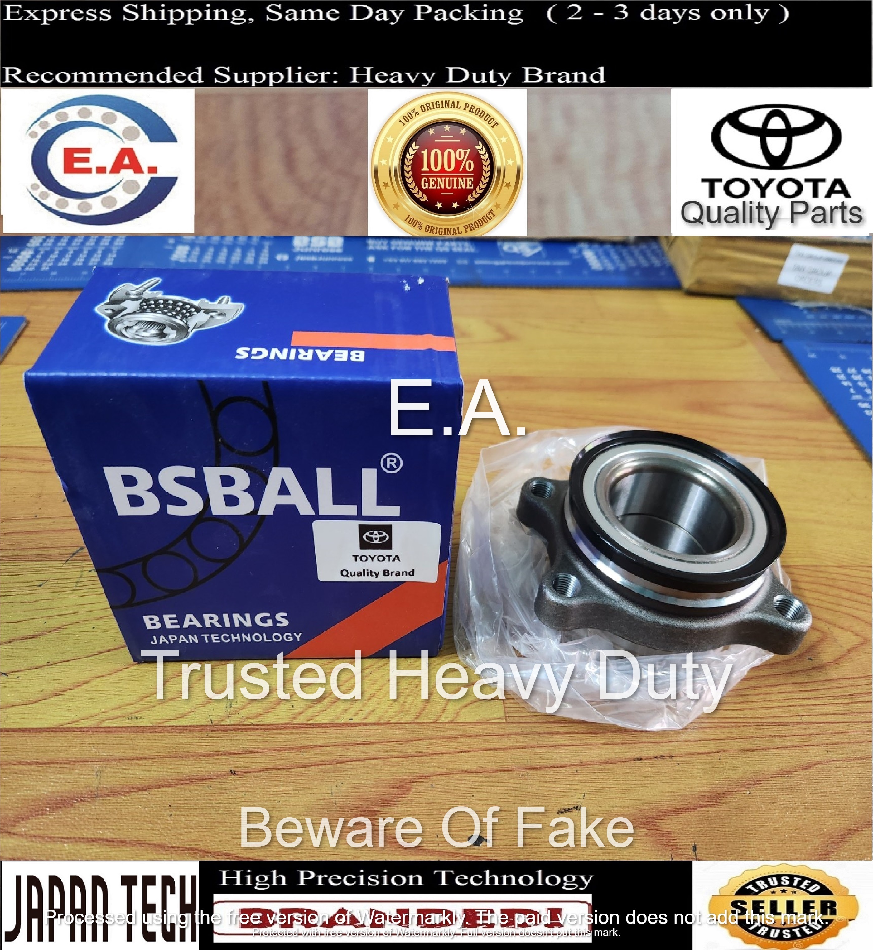 Shop Bearing Sliding Door Right Side Toyota Hiace with great discounts ...