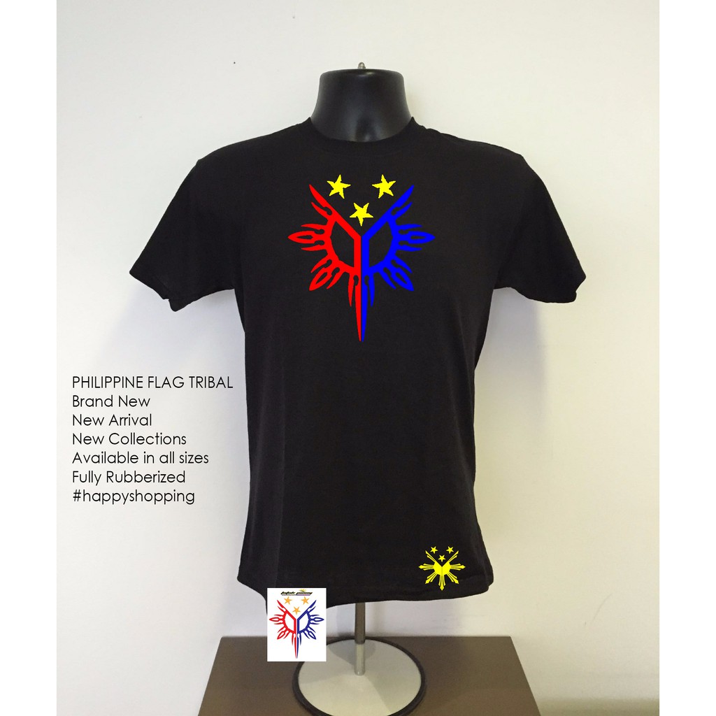 Philippine Flag Tribal Design
