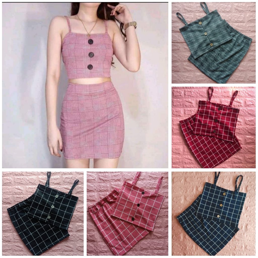 Buy Checkered School Uniform Set online | Lazada.com.ph