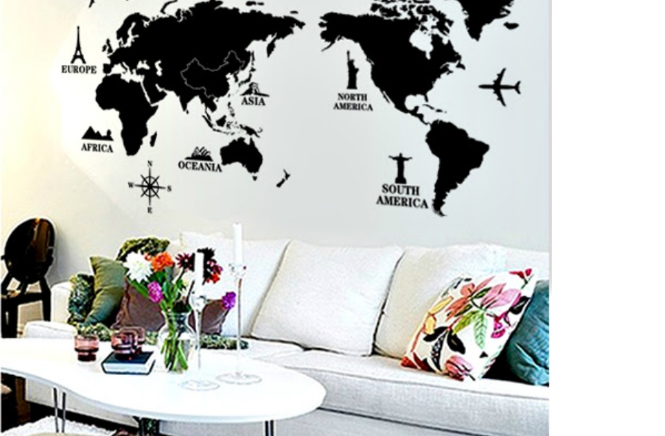 Wall World Map – Wall Design Ideas