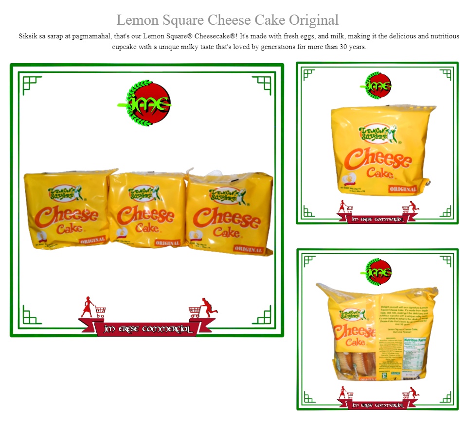 Filipino Online Grocery Store Lemon Square Cheese Cake