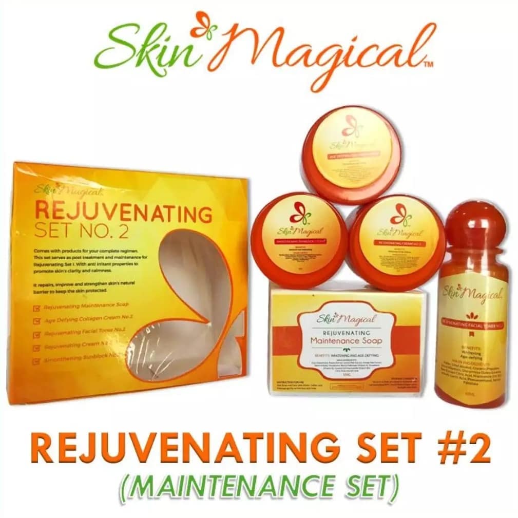 Skin Magical Rejuvenating Set #2 (Maintenance Set) Anti Pimples Large ...